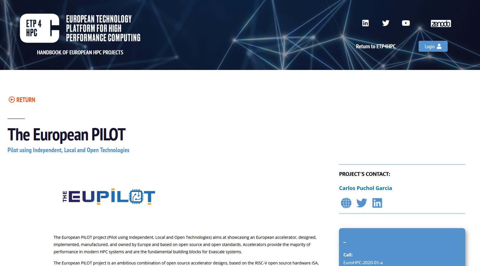 EuPilot becomes part of the ETP4HPC Handbook - The EuPilot Project